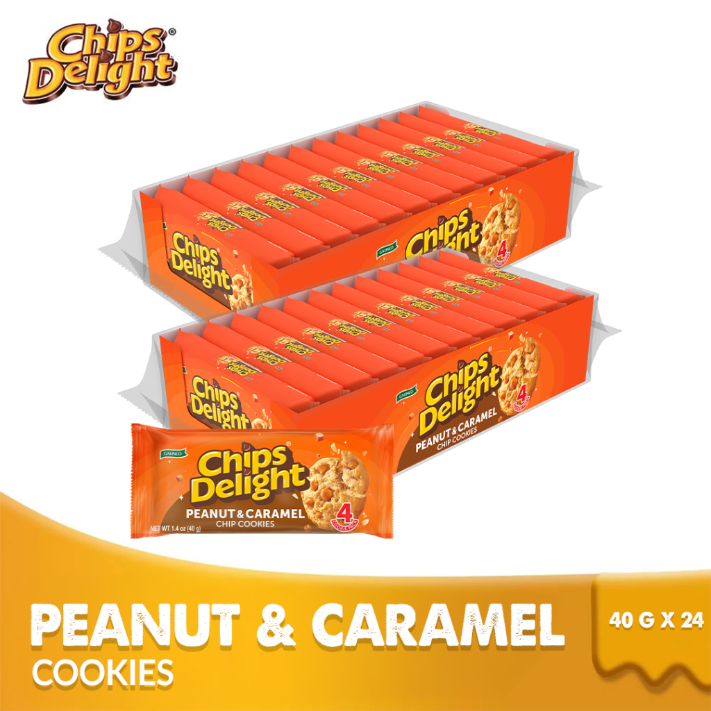 Chips Delight Peanut and Caramel 40g x 12 (2 Packs) | Shopee Philippines