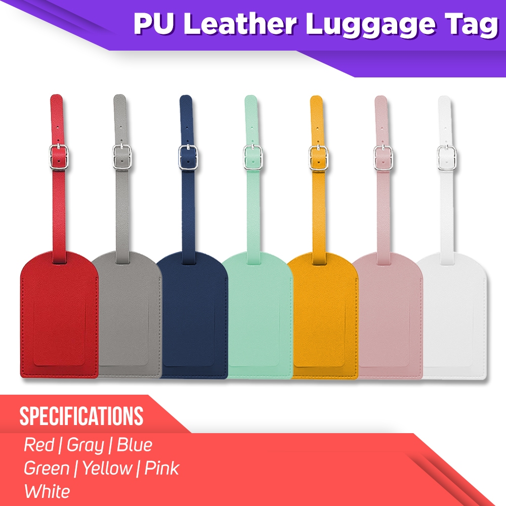 PU Leather Luggage Tag | Shopee Philippines