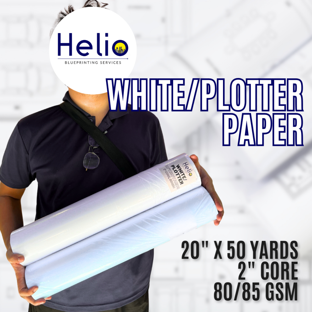 20 inch x 50 yards for "20x30" | WHITE/PLOTTER PAPER PREMIUM QUALITY ...