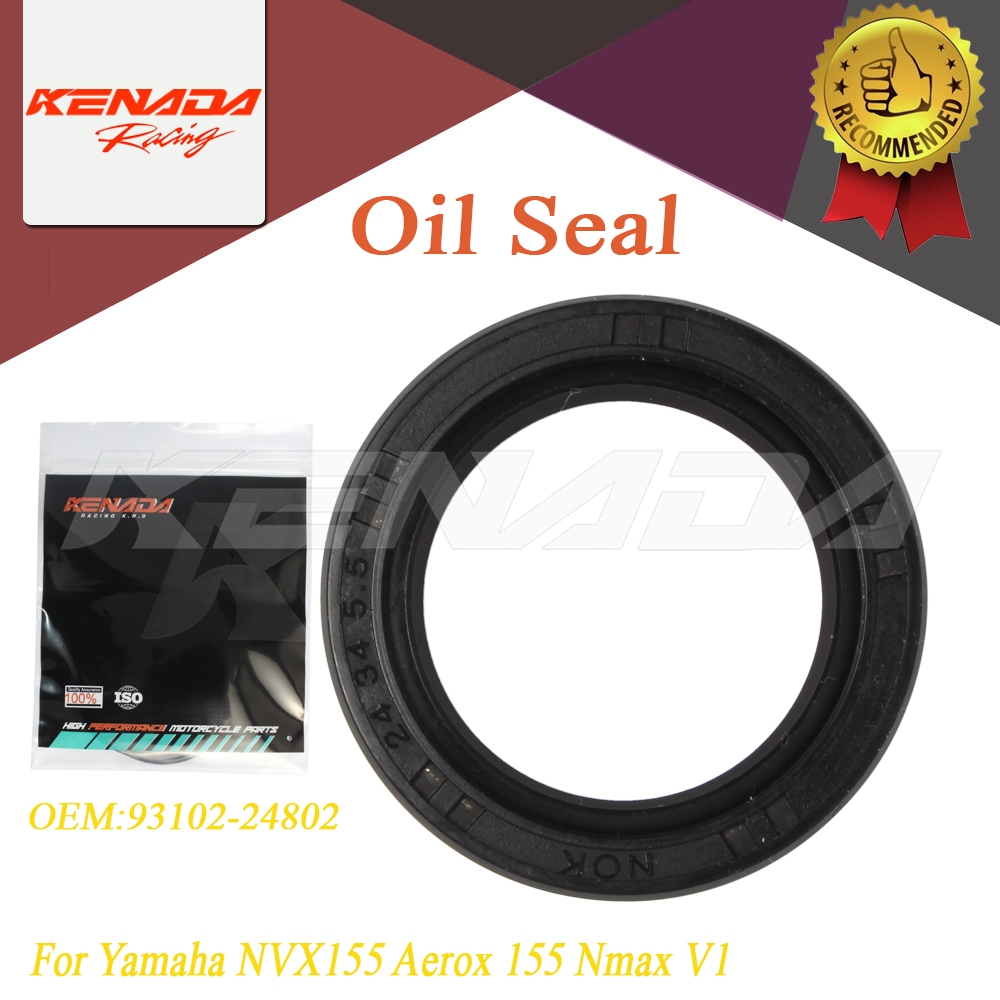 Kenada Racing for Yamaha Genuine Pulley Side Oil Seal 93102-24802 AEROX V1 V2 NMAX V2 | Shopee ...