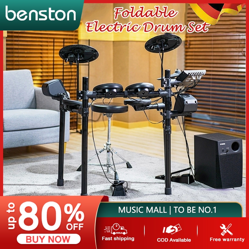 Foldable Electric Drum Set for Home,20 tones,120 sound effect，Real Drum ...