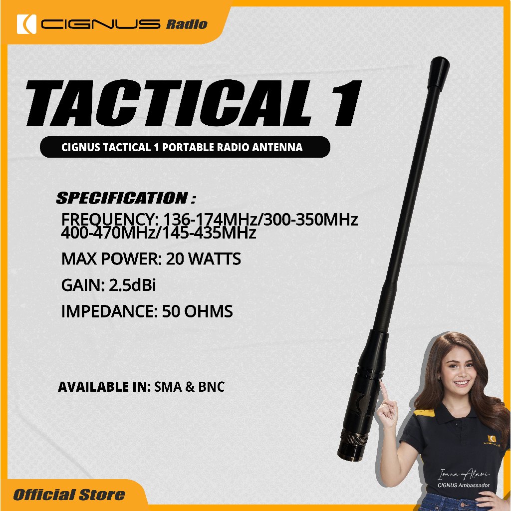 Cignus Tactical 1 Portable Antenna | Shopee Philippines