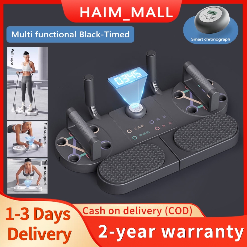 3 in1 Plank Trainer with Timer Abdominal Muscle Portable Core Trainer ...