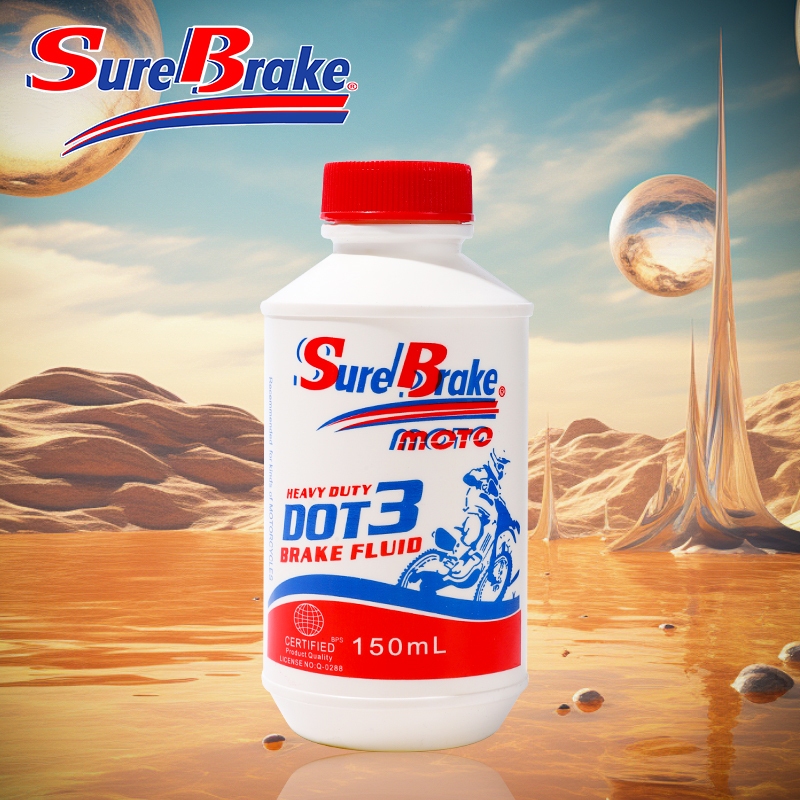 Sure Brake Fluid DOT 3 150ml national for diesel engine Sniper 155 ...