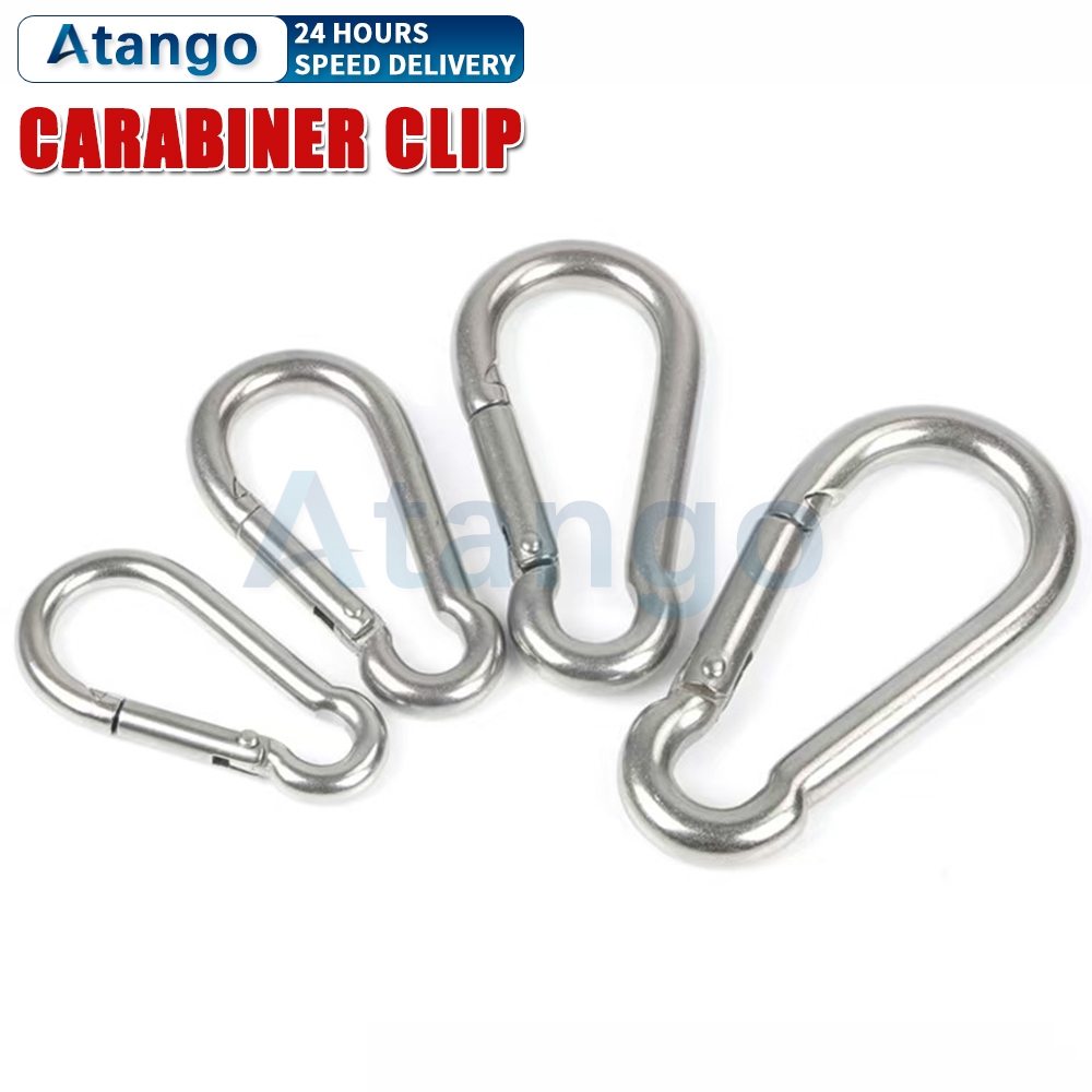 COD Heavy Duty Metal Lock Carabiner Hook Snap Clip D-Ring For Outdoor ...