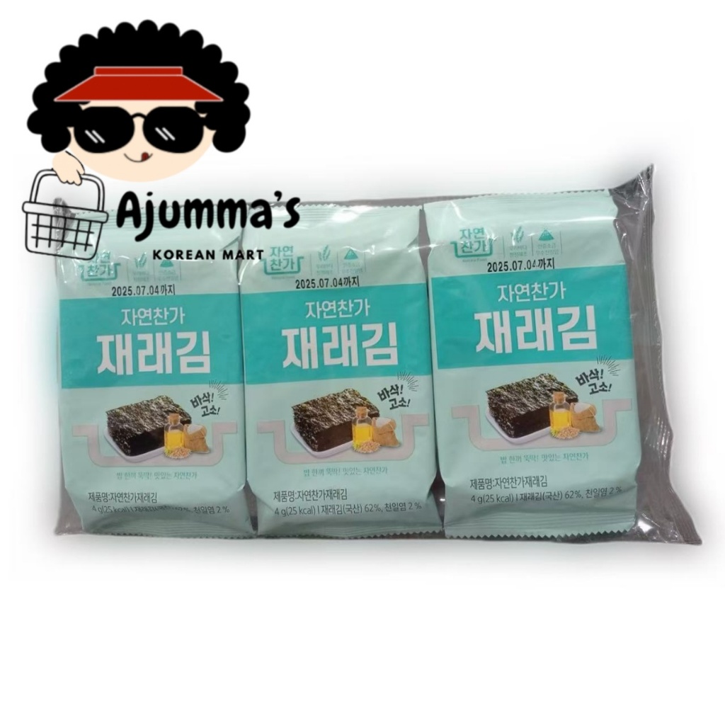 Korean Seaweed Slices /TABERU/Seaweed Snack 4g×3 | Shopee Philippines