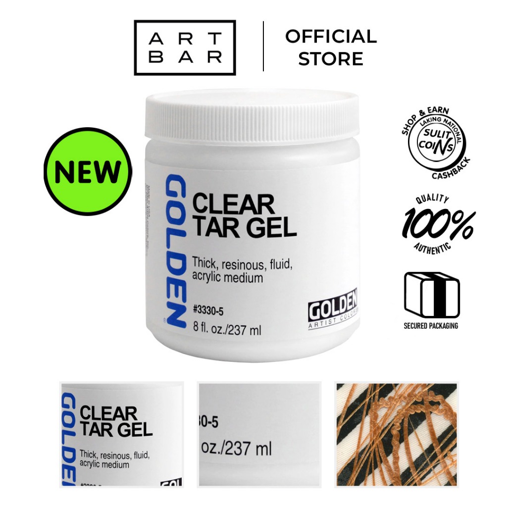Golden Clear Tar Gel 8oz / 237ml - Art Bar | Shopee Philippines