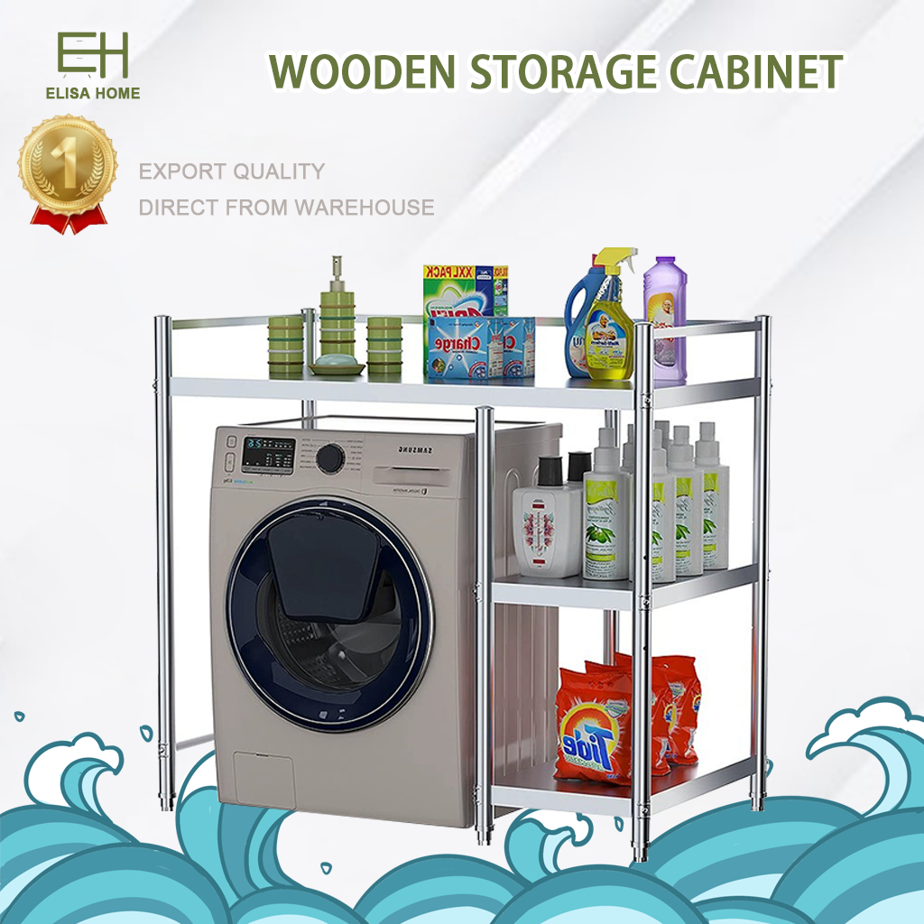 （NEW）Washing machine storage rack，Bathroom rack，drum type，stainless ...