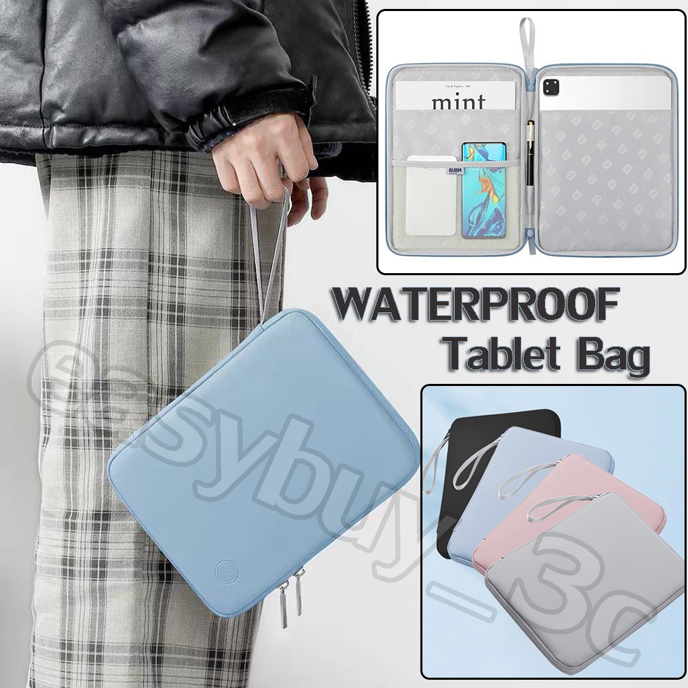 Portable Tablet Bag waterproof 10.9/12.4inch Mult Pockets Sleeve ...