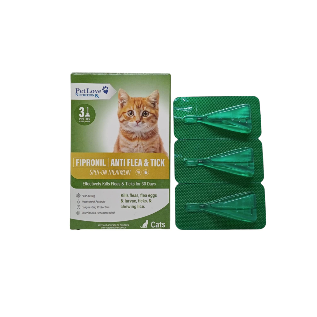 PetLove Nutrition Fipronil Anti Flea & Tick Spot-On Treatment for Dogs ...