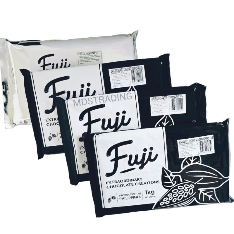Fuji Chocolate - Dark Bittersweet, Semisweet & Milk 1kg | Shopee ...