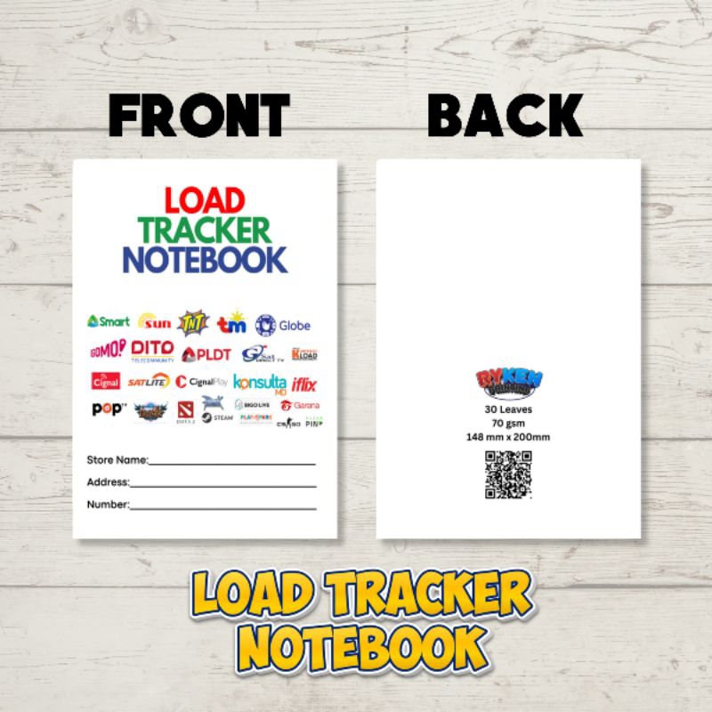 Load Tracker Stapler Notebook - Glossy Cover, 70gsm Inner Page, Stapler ...