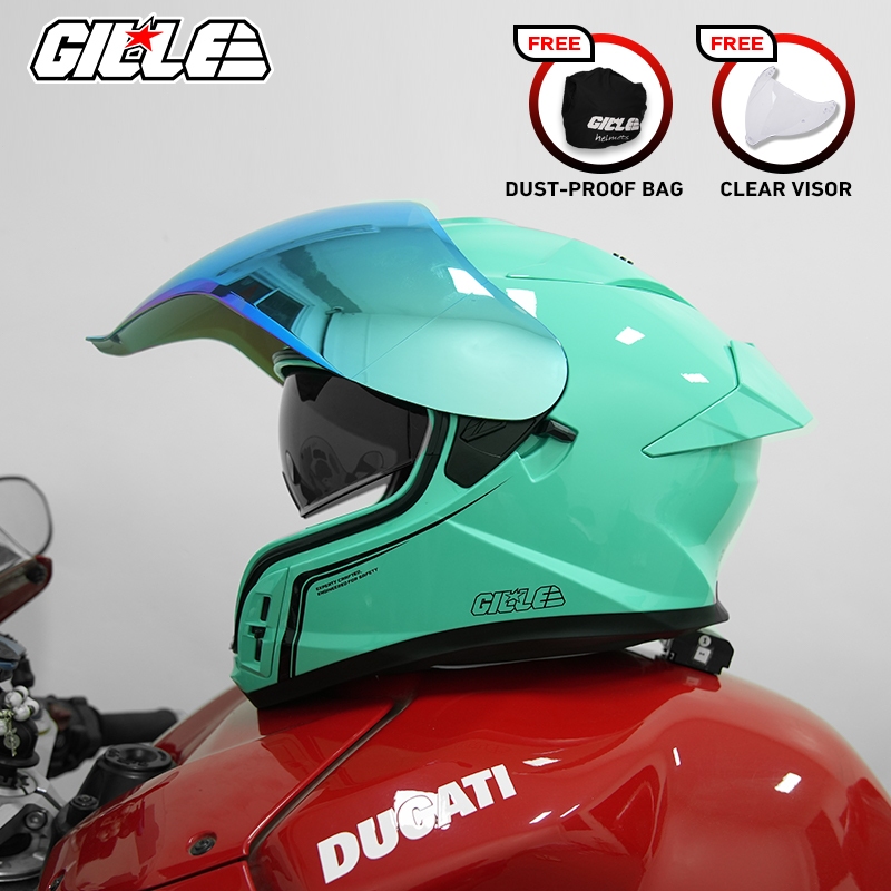 GILLE A5009 PHOENINX Revo Visor Full Face Helmet Dual Visor For ...
