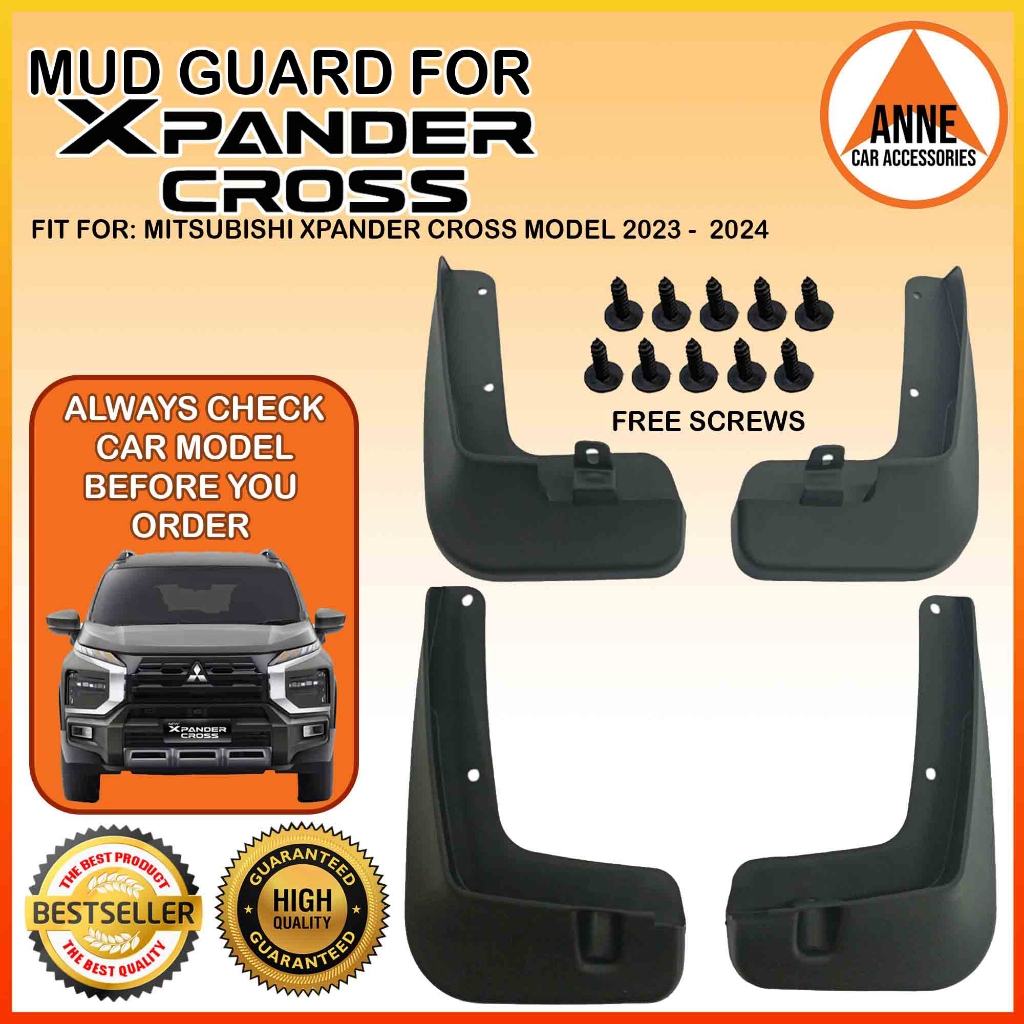 Mud Guard for Mitsubishi Xpander 2018 Onwards / Xpander Cross 2023 ...