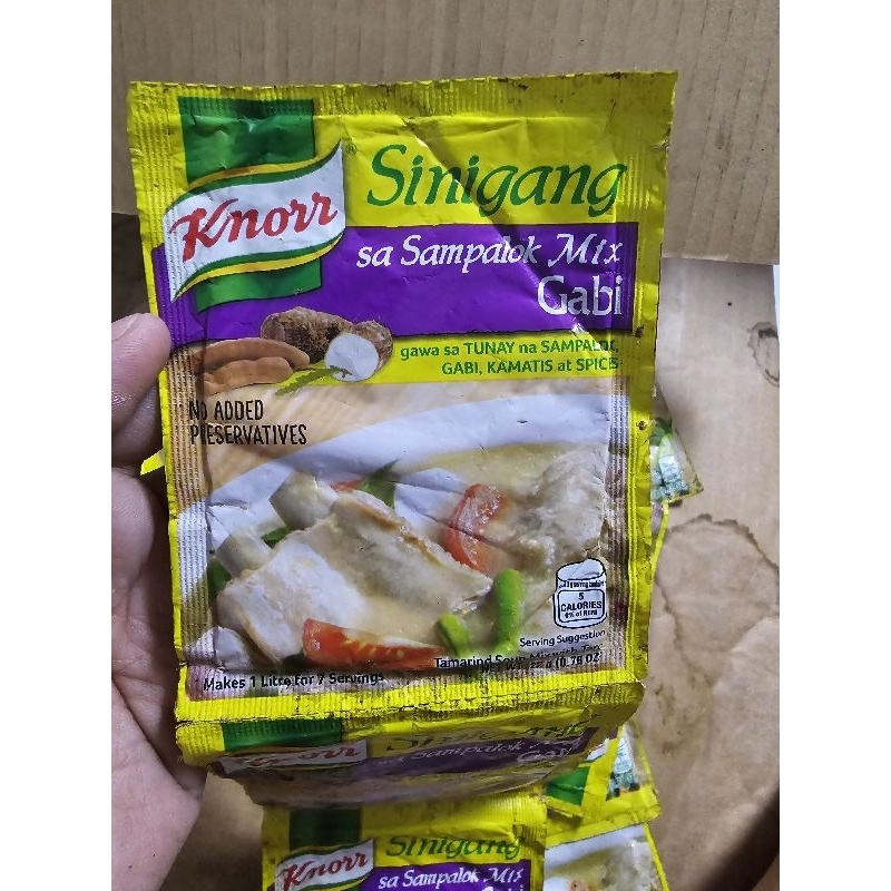 12 pcs sinigang sa sampalok sa gabi 22g each old packaging | Shopee Philippines
