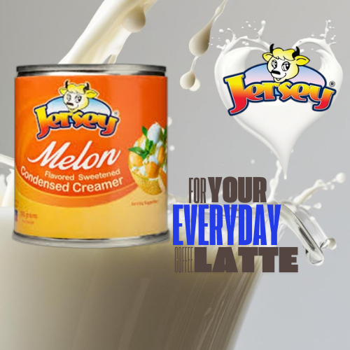 Jersey Melon Flavored Sweetened Condensed Milk 390g | Refreshing Melon ...
