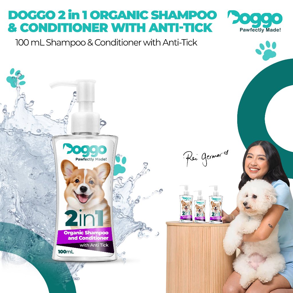 Doggo Organic Shampoo & Conditioner with Anti-Tick (Available in 2 ...