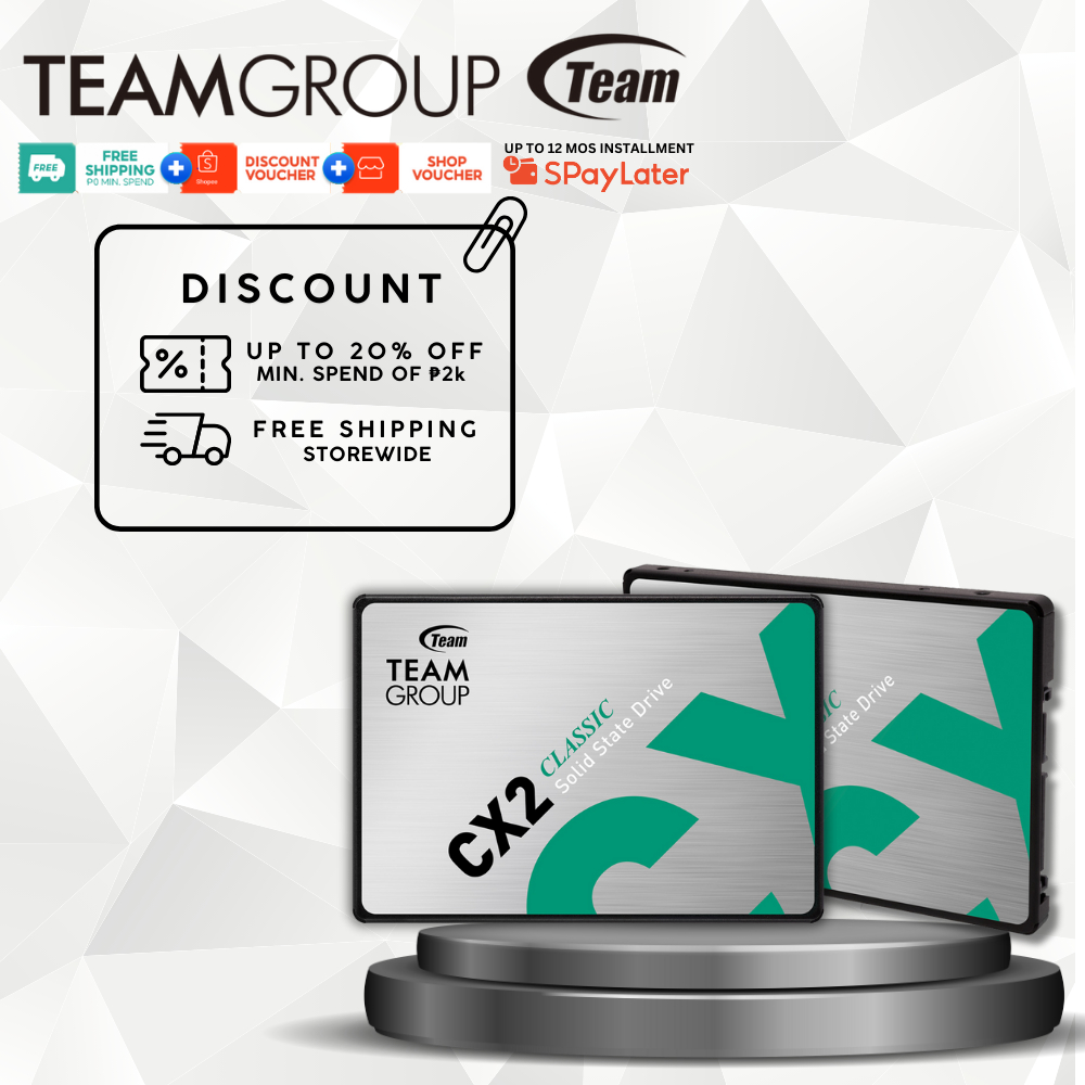 TEAM GROUP CX2 Classic 1TB | 512GB | 256GB SSD 2.5" Sata III 6Gb/s ...