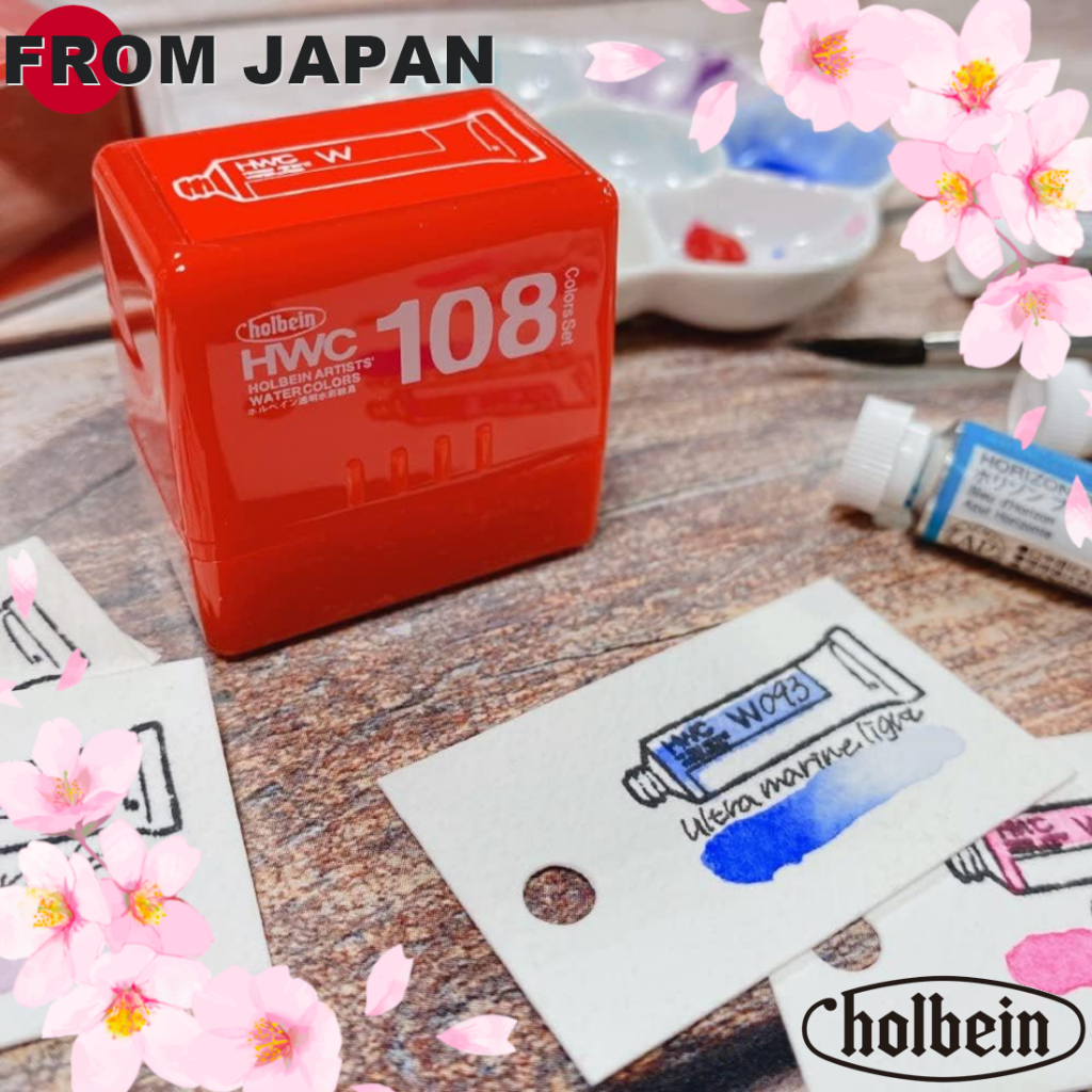 Holbein Transparent Watercolor Sample Stamp Tube Design WST-01 | Shopee ...