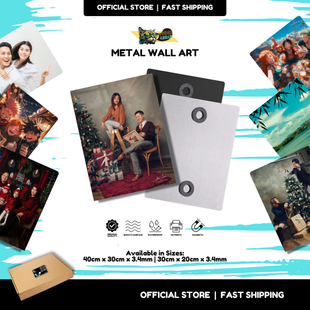 PERSONALIZED METAL WALL DECOR | HD PRINTS CUSTOMIZED POSTER | 4x RING ...