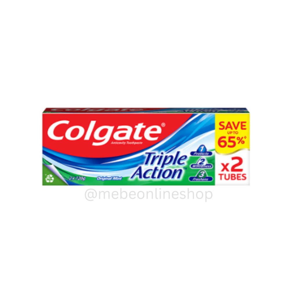 Colgate Toothpaste Triple Action x 2 Tubes in 1 pack | Shopee Philippines