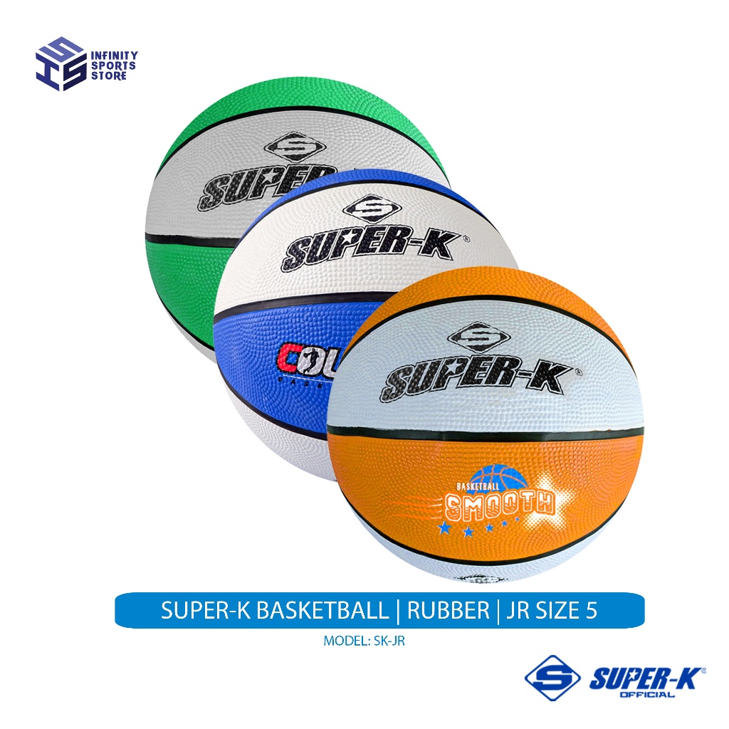 Super-K Basketball Rubber Jr Size 5 x 1 pc (SK-JR) | Shopee Philippines