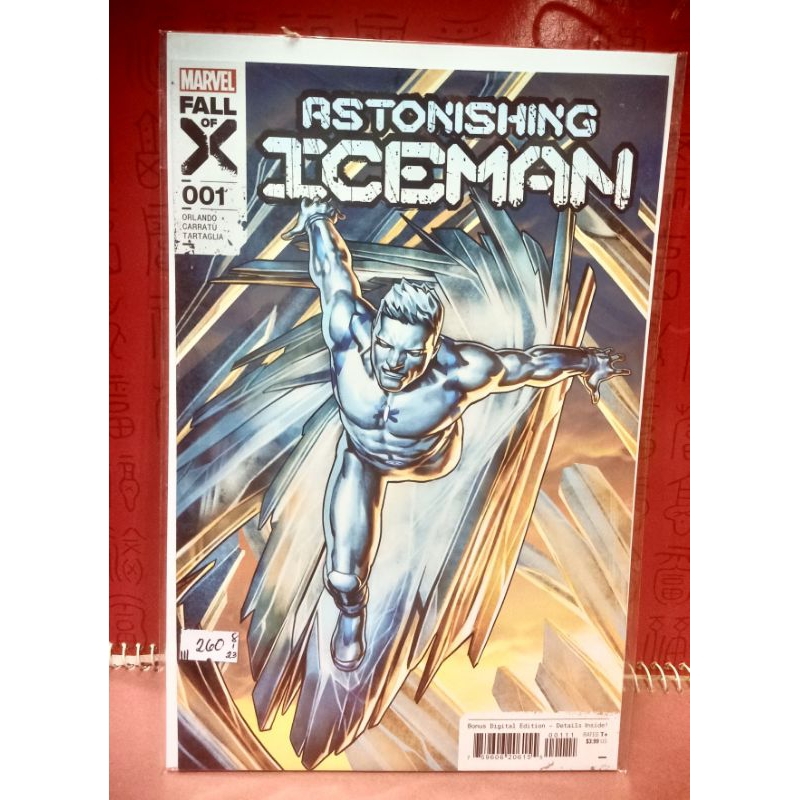 MARVEL COMICS - ASTONISHING ICEMAN ISSUE NO. 1 (OCT. 2023) | Shopee Philippines