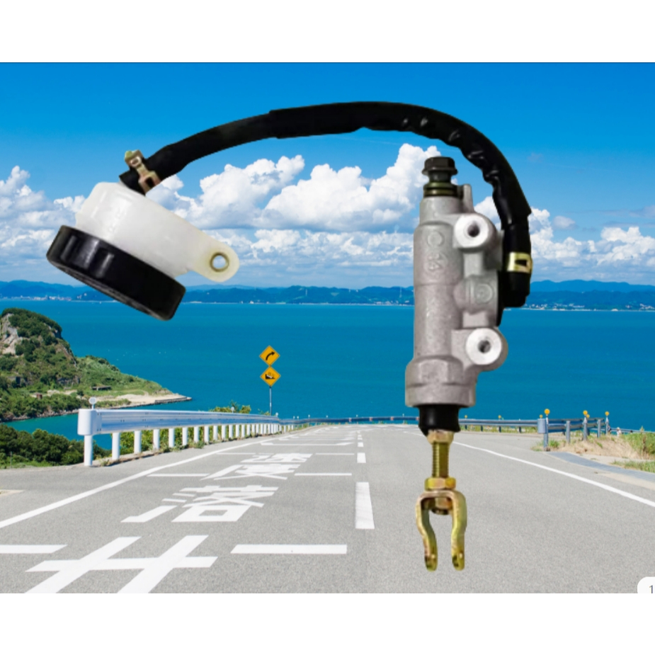 NISSIN REAR MASTER PUMP UNIVERSAL XRM / RAIDER150 SILVER REAR BRAKE ...