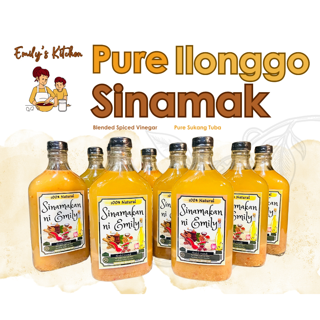 Sinamakan ni Emily (Pure Ilonggo Spiced Vinegar) - Pure Sukang Tuba ...