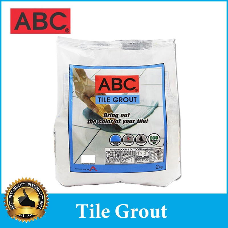 ABC Tile Grout Original Joint Filler 2-6mm Gap Filler 2KG Per Pack Tile Eco-friendly Bonding ...