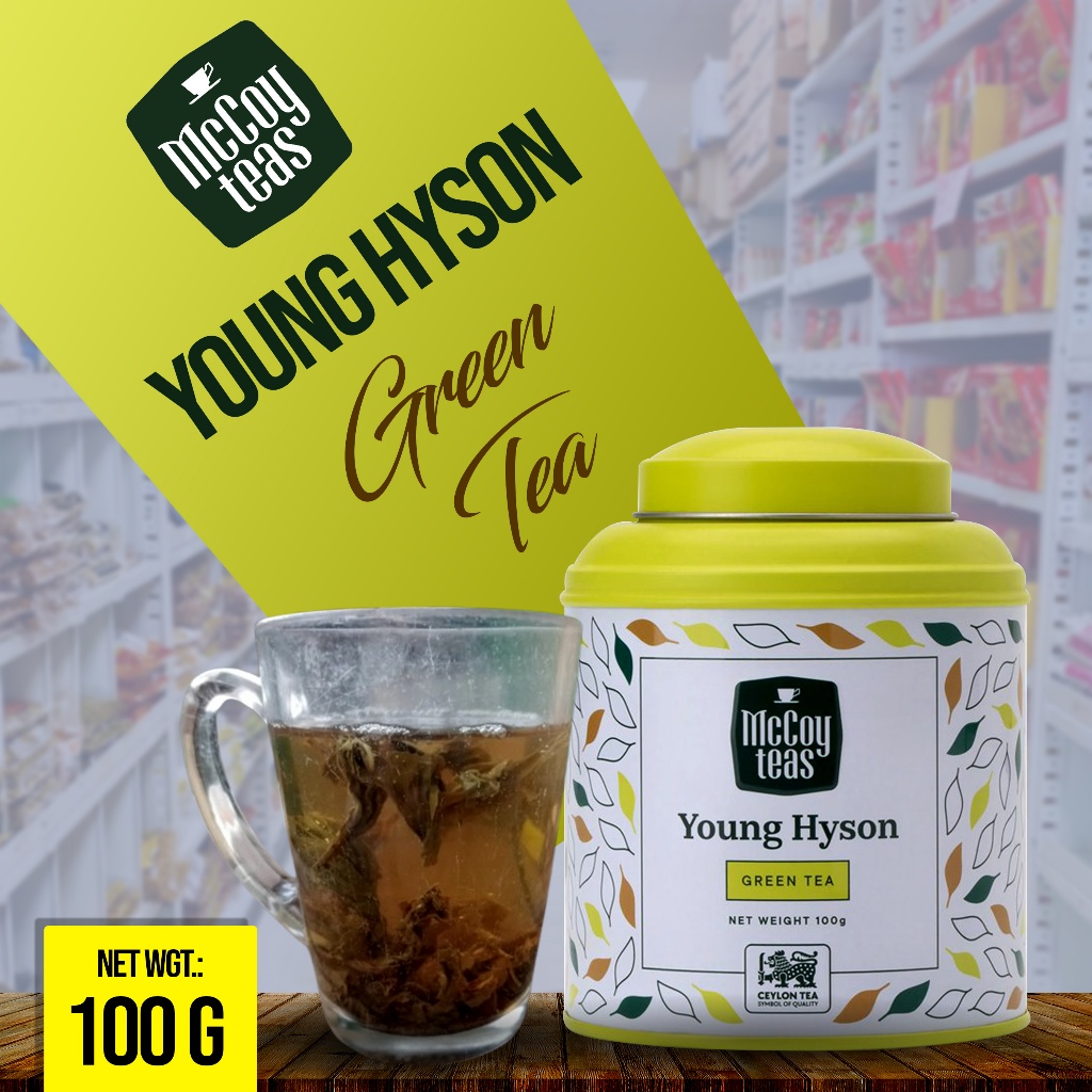 McCoy Teas Young Hyson Green Tea 100G | Shopee Philippines
