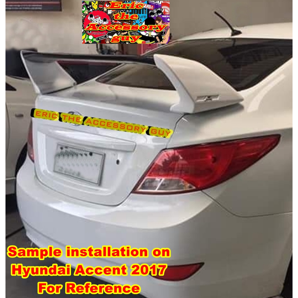 Hyundai Accent Spoiler 2012-2017 models | Shopee Philippines