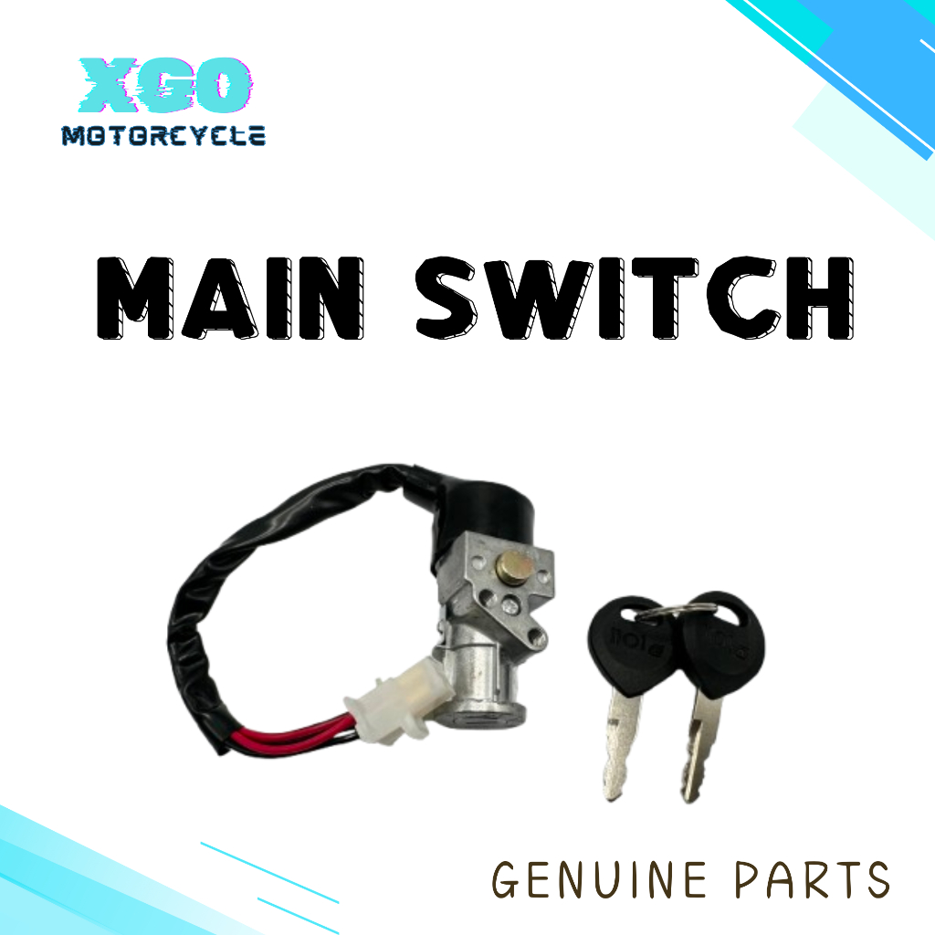 IGNITION SWITCH/MAIN SWITCH ALL MODEL 1101@ BRAND XRM BEAT FI 2018,HD3 ...
