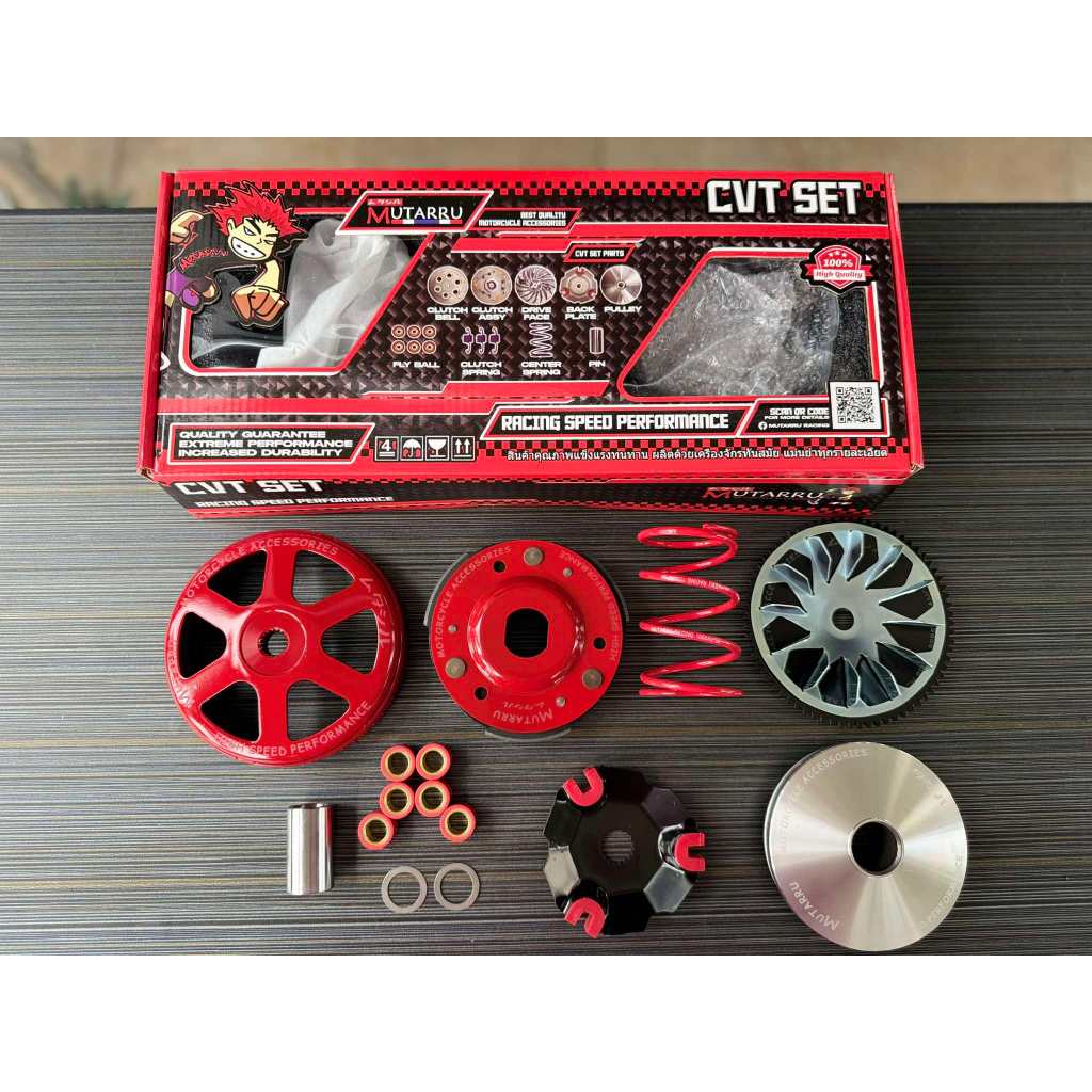 MUTARRU RACING CVT PULLEY SET M3 MIO CLICK NMAX V1 V2 AEROX BEAT FI PCX BURGMAN GIORNO + PLUS ...