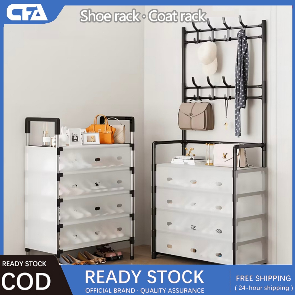 7 Layer Shoe Rack Stainless Stell Stackble Dust Water Proof Shoe Shoe ...