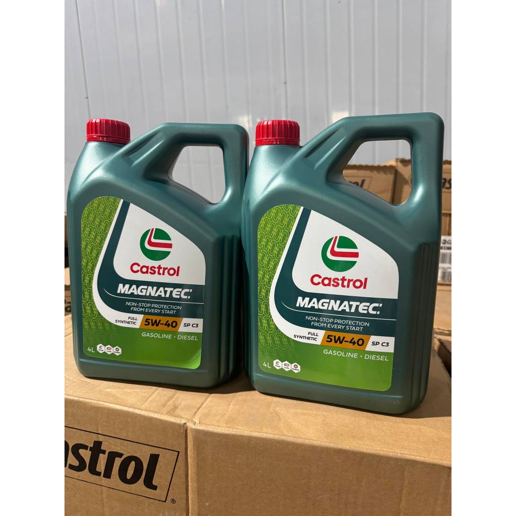 CASTROL MAGNATEC SP/C3 5W-40 4 LITERS BOTH GASOLINE AND DIESEL FULLY ...