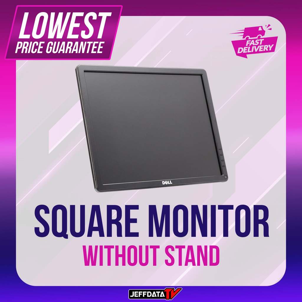MONITOR ASSORTED LCD LED 19" SQURE MONITOR NO STAND WITH FREE WALL ...