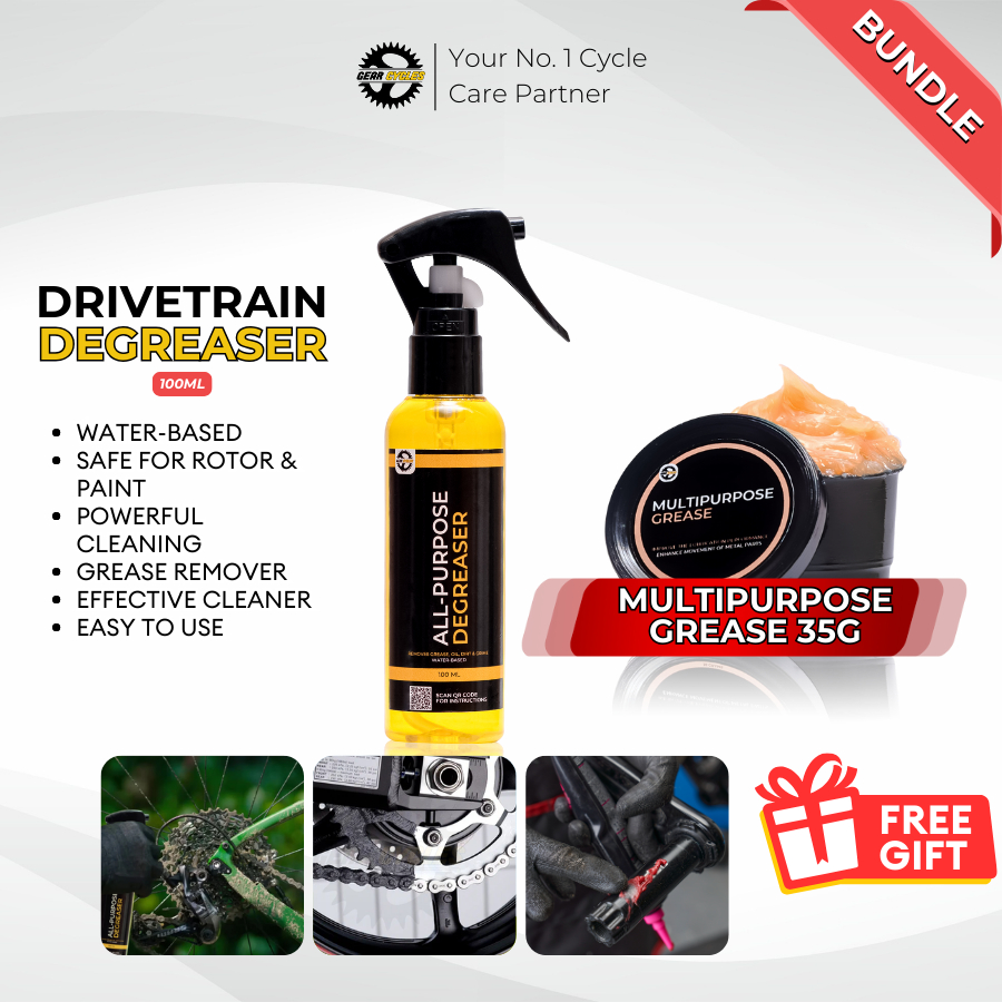 (BUNDLE) Gear Cycles Drivetrain Degreaser Multipurpose Grease Grasa ...