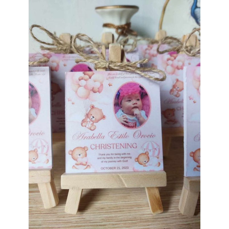Personalised Sintra Board Frame with Wood Stand Giveaways Souvenir for ...