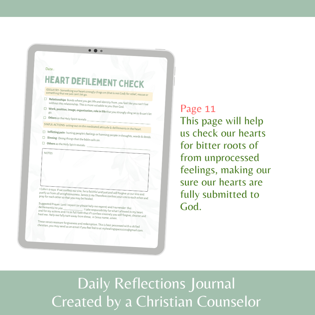 Daily Reflections Notepad/Refill (Heart Defilement Check) | Shopee ...