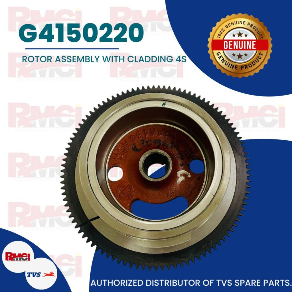 TVS King Deluxe Rotor Assembly With Cladding 4s G4320370 | Shopee ...