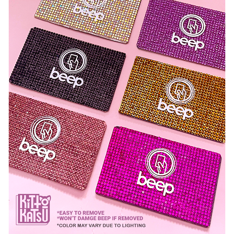 Rhinestone beep sticker skin bling Kittokatsu | Shopee Philippines