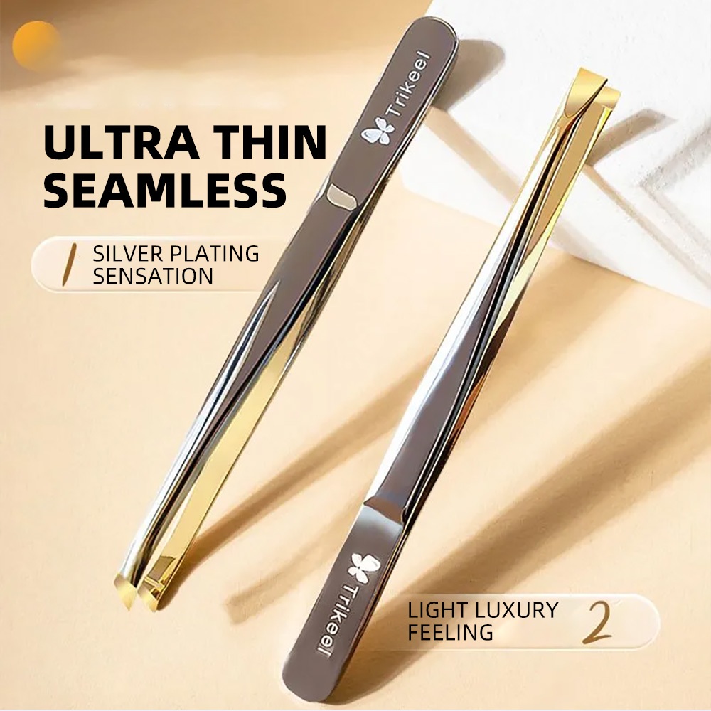 Stainless Steel Tweezers For Eyebrow Hair Facial Hair Removal Splinter ...