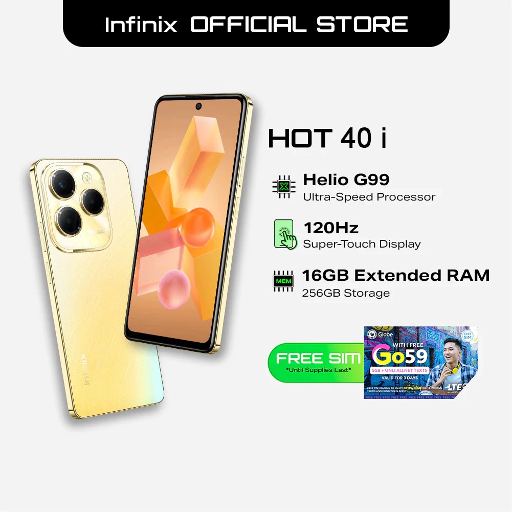 2025 Cellphone Infinix HOT 40i Original 5G Smartphone 8GB+256GB ...