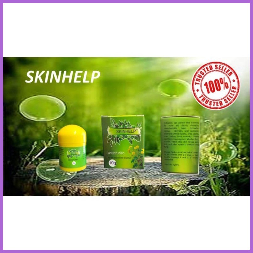 SKINHELP (Antipruritic) 10g For Any Kind Of Skin Disease | Shopee ...