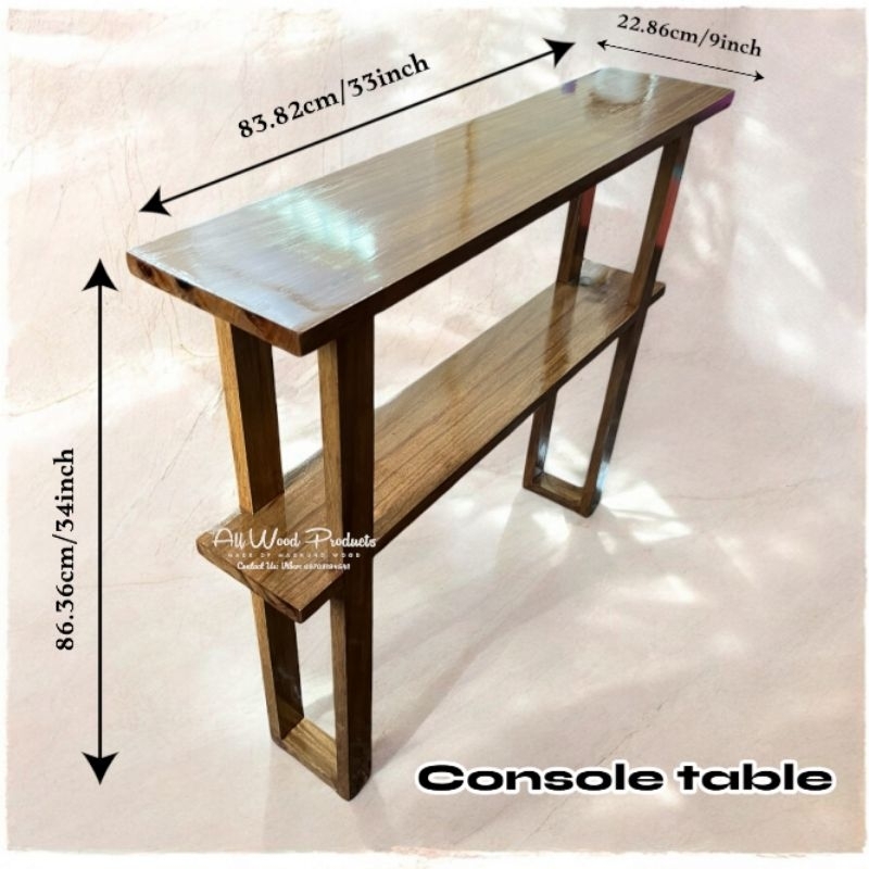 Console table made of hardwood | Shopee Philippines