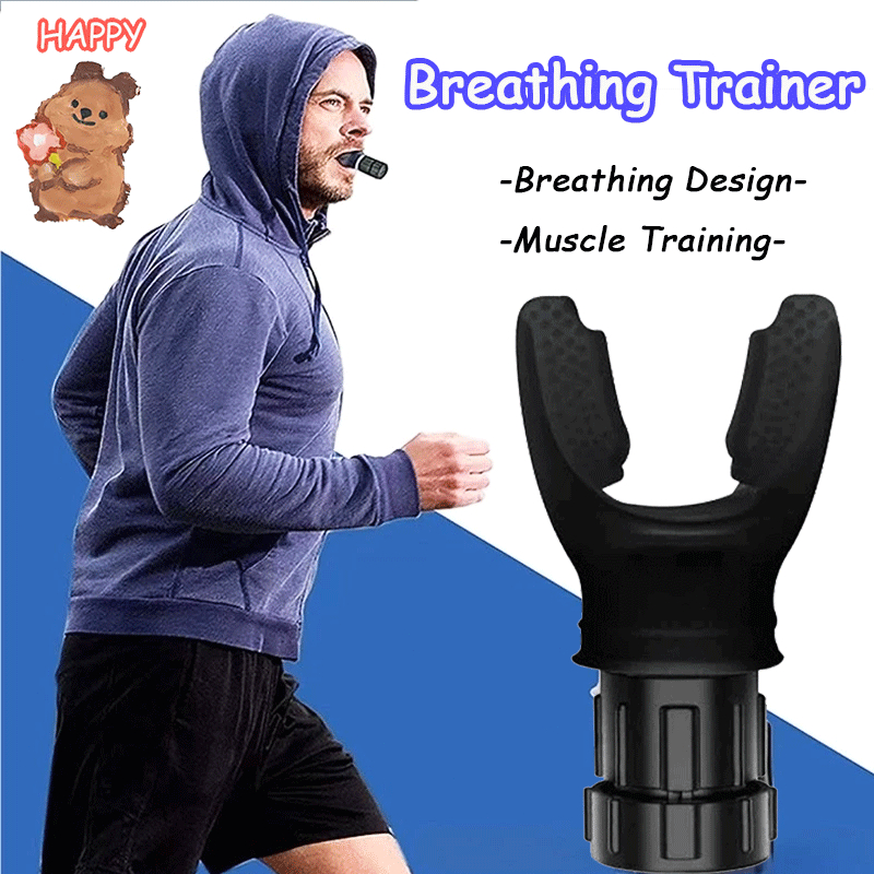 Adjustable Outdoor Sport Expiratory Exercise Tool Breathing Trainer ...