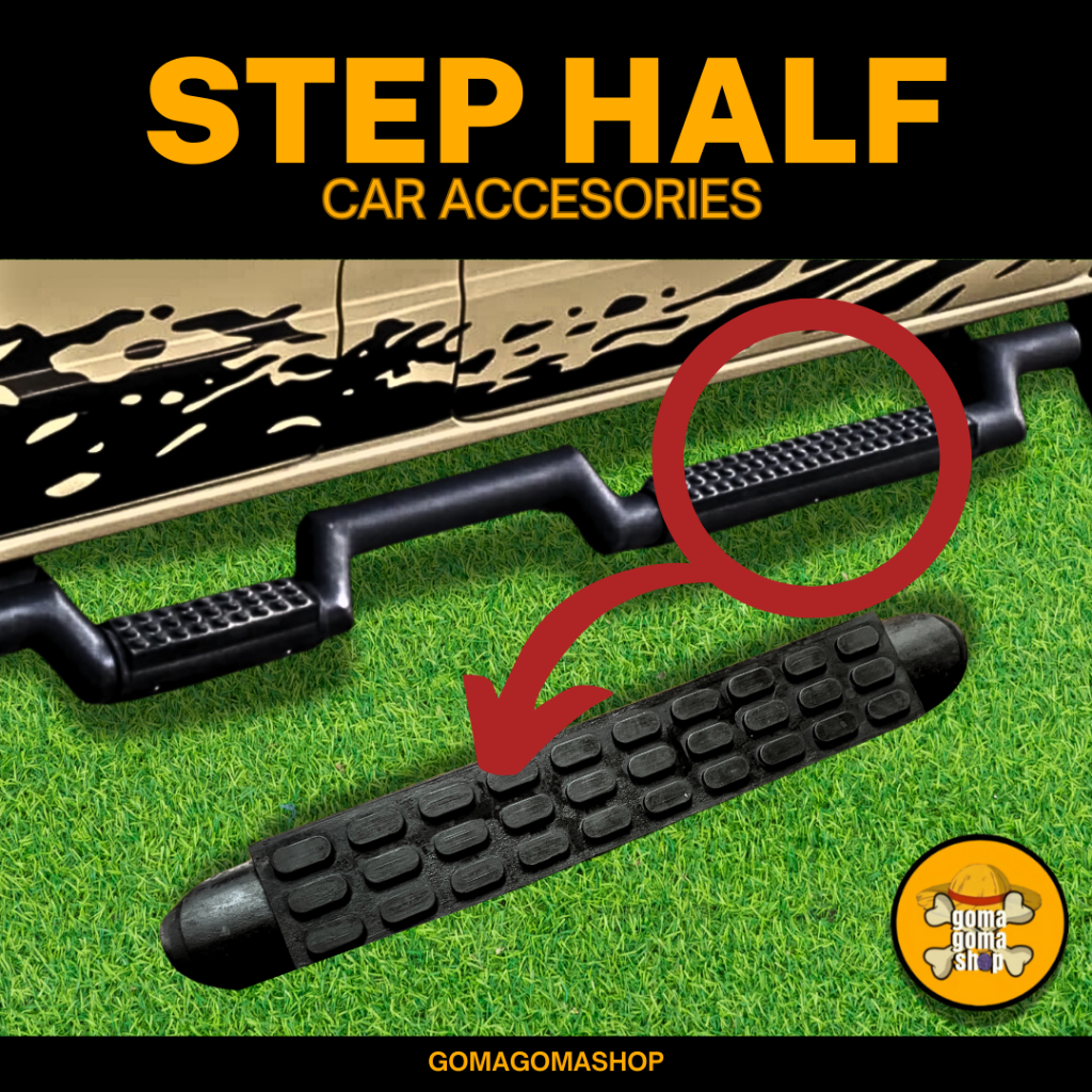 Step Half Rubber Side Step Protection for Stainless Car Step Body Frame ...