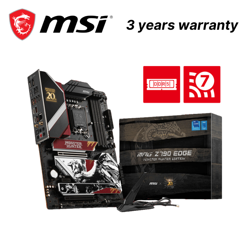 MSI Motherboard MPG Z790 Edge Monster Hunter Edition ATX LGA 1700 DDR5 ...