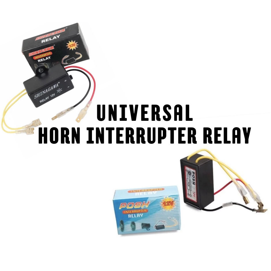 Motorcycle Horn Interrupter Relay 12v - Universal | Shopee Philippines